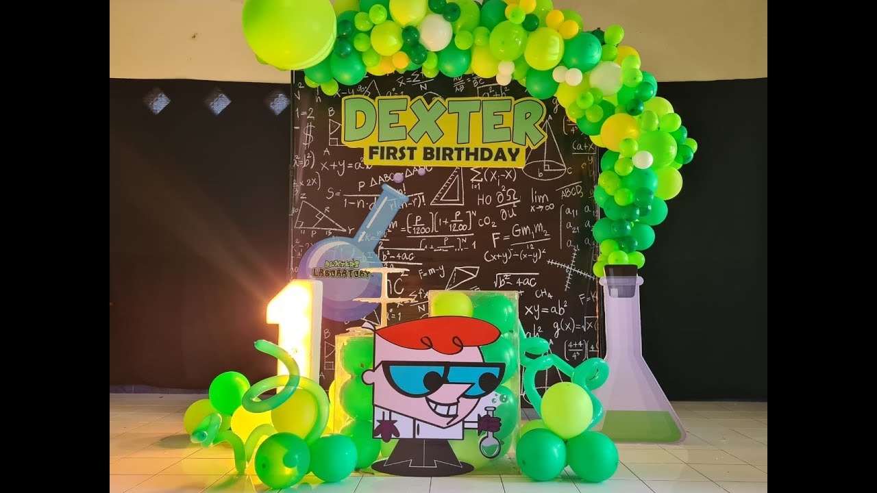 Dexter Laboratory Birthday Decoration - YouTube