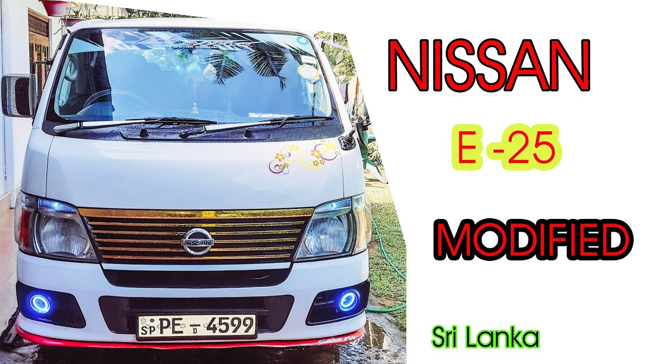 (4K)BODYLINE NISSAN CARAVAN URVAN 3.0Di Turbo, Modified - Sri Lanka # ...