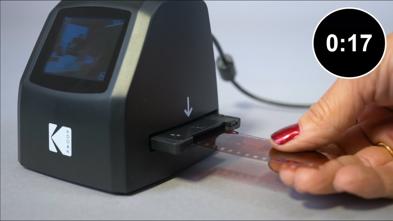 Скенер за филми KODAK MINI FILM SCANNER - YouTube