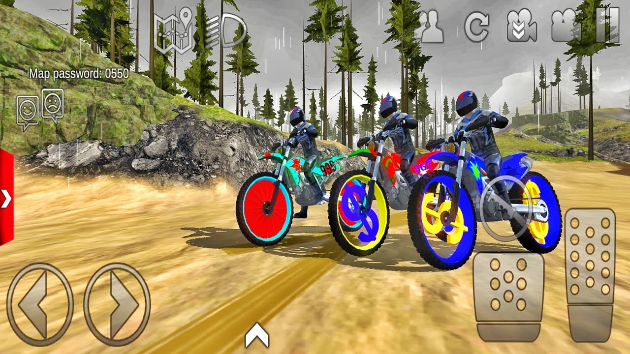 Offroad Uphill Online 3 Players Motocross Mud Bikes Racing Gameplay ...
