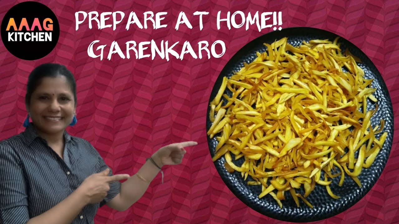 HOW TO PREPARE JACK FRUIT CHIPS/GARENKARO / AAAG--KITCHEN... - YouTube