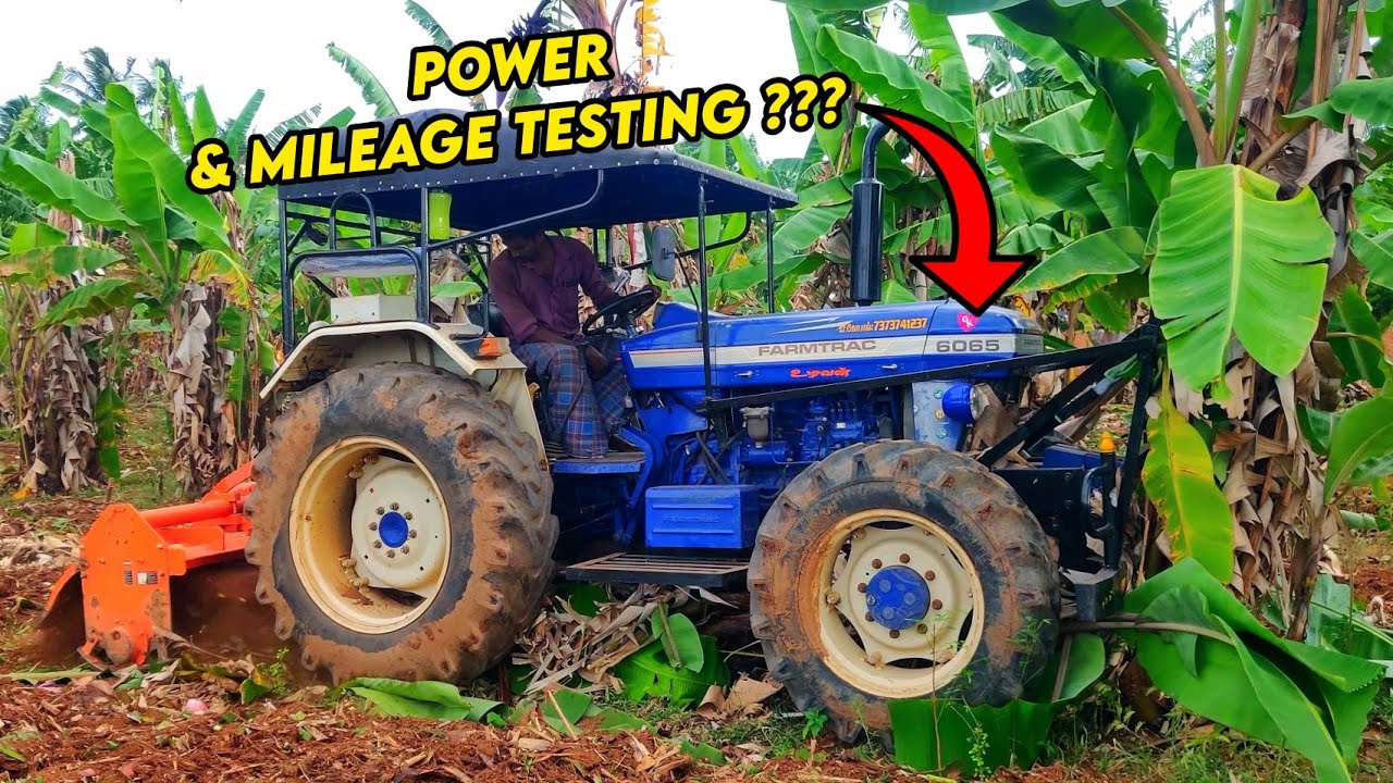 Farmtrac 6065 4wd Supermax tractor creeper performance | PTO power ...