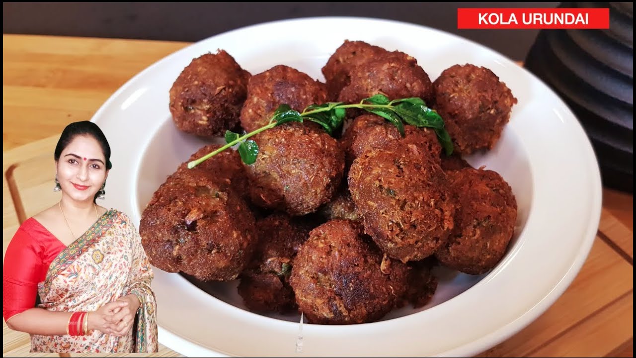 HOW TO MAKE MUTTON KOLA URUNDAI|FRIED MEAT BALLS|MUTTON KEEMA BALLS ...