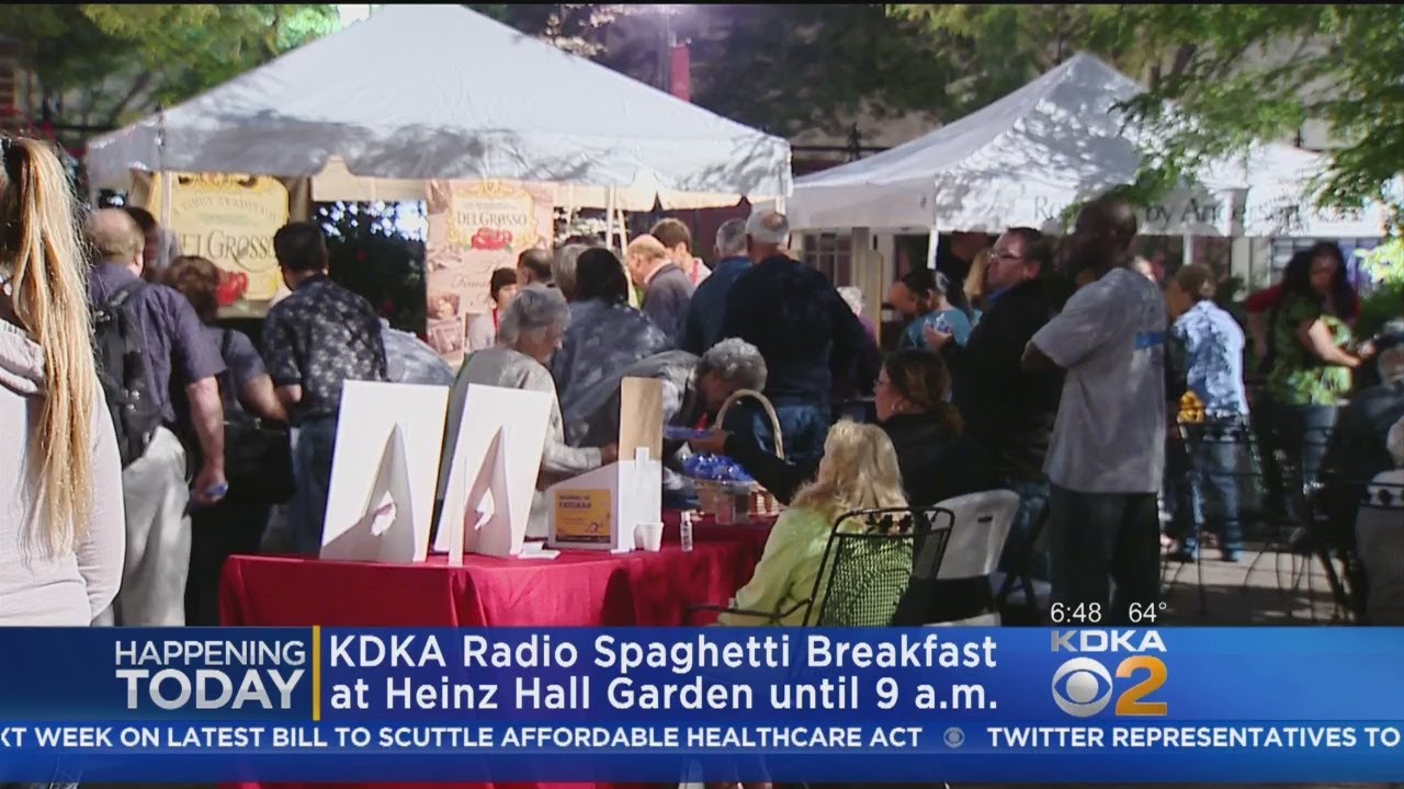 Proposal At KDKA Radio Spaghetti Breakfast - YouTube