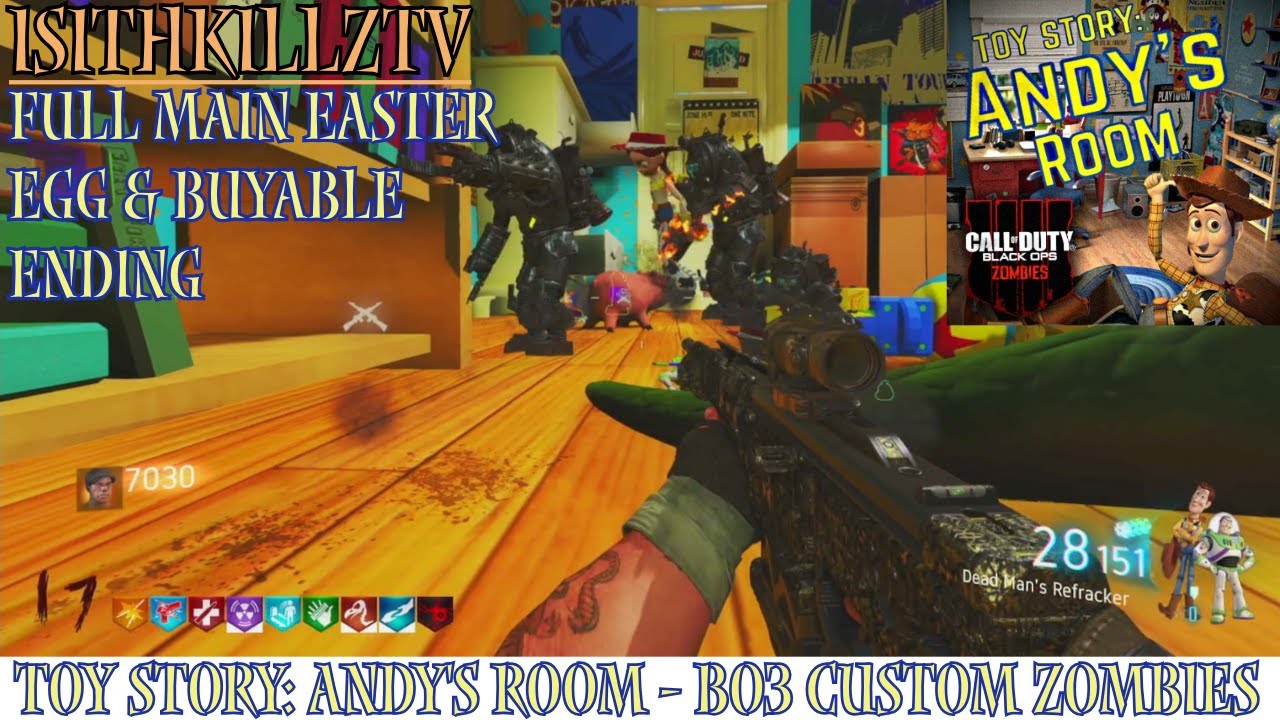 Toy Story, Andy's room - Bo3 Custom Zombies, full easter egg & 75K ...