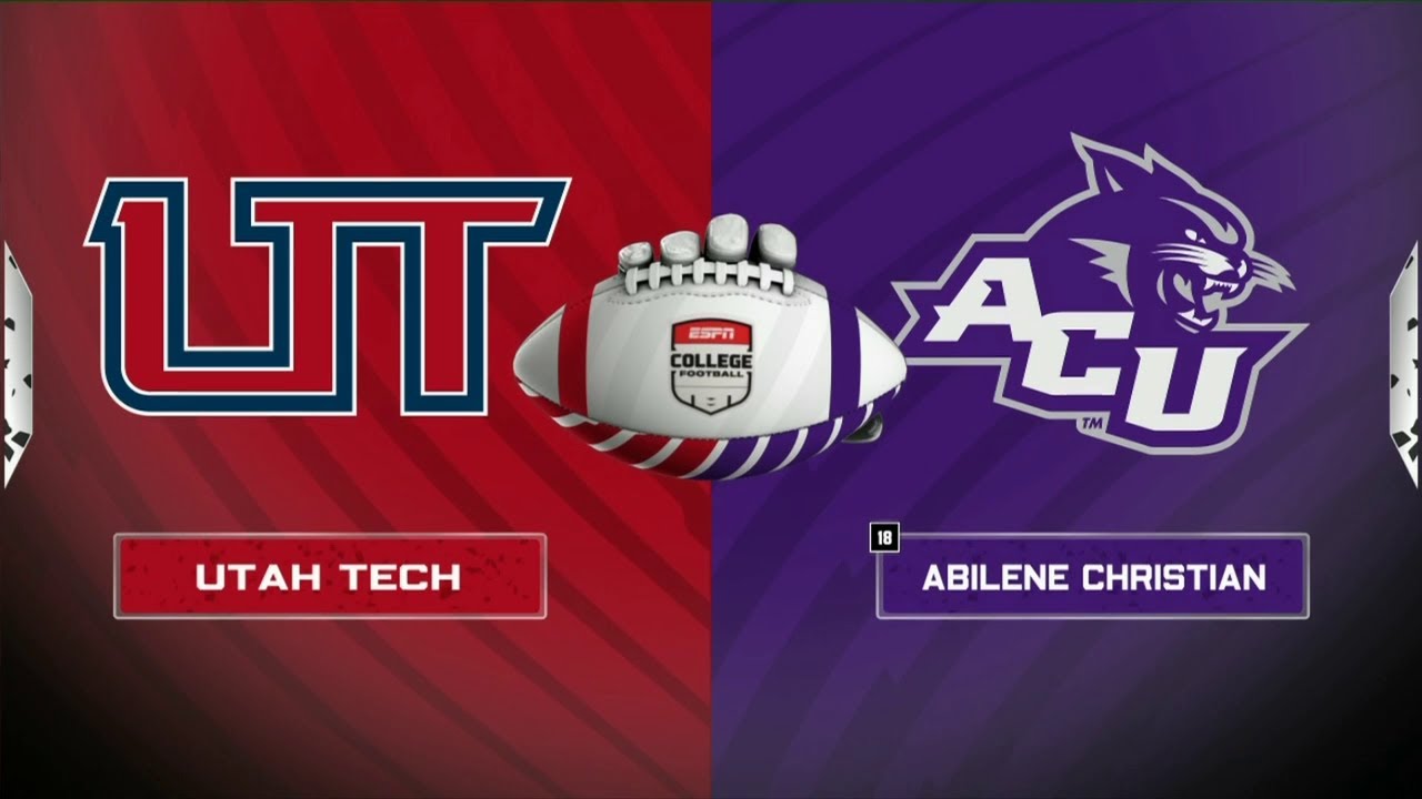 NCAA Football 2025: Utah Tech at Abilene Christian - YouTube