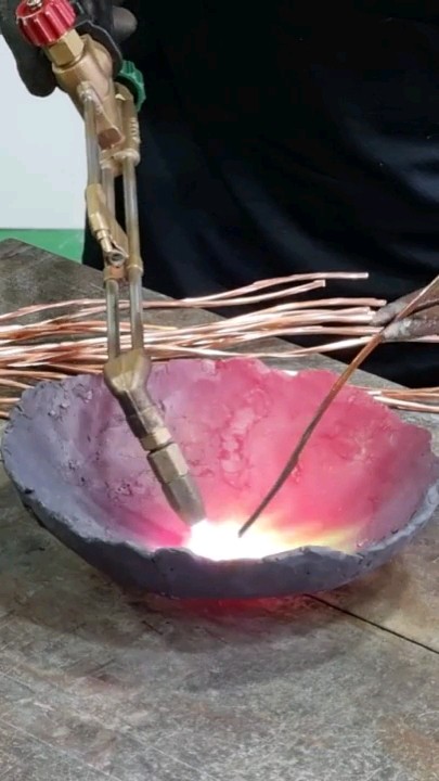Ugly rice bowl made of copper - YouTube