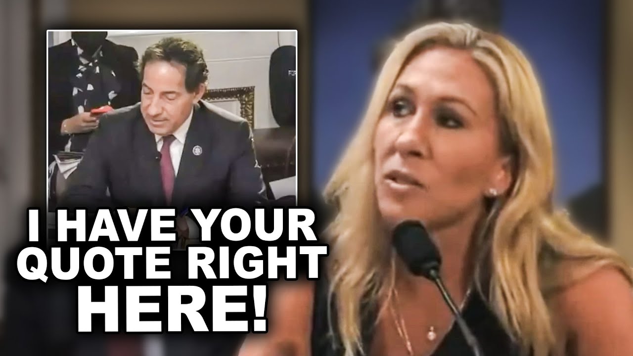 Jamie Raskin Surprises MTG With Her Own Words During Heated Exchange ...