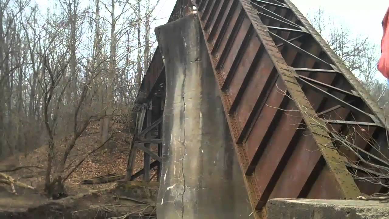 Mather Mine Fallen Railroad Bridge. Mather, PA, Abandoned railroad ...