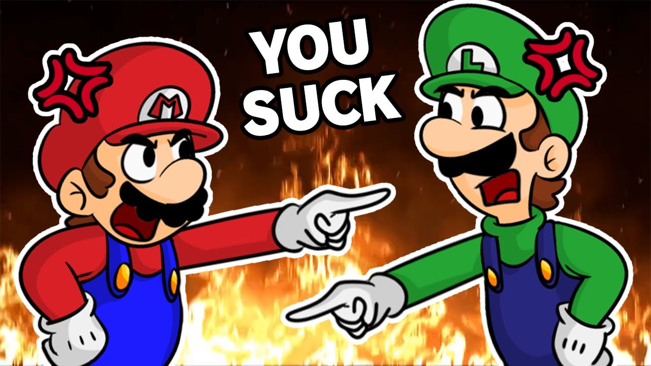 MARIO AND LUIGI ROAST EACHOTHER - YouTube