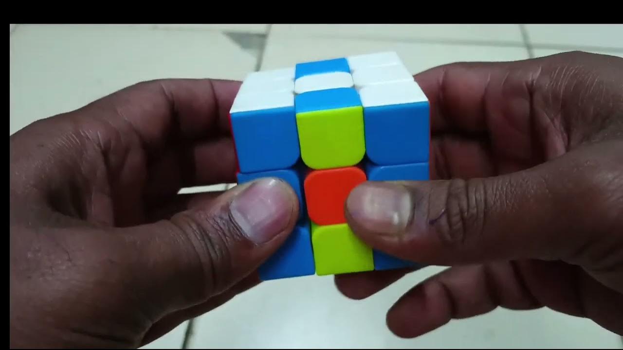 Rubik's cube Dot pattern|dot pattern in just 4 moves|cube | - YouTube