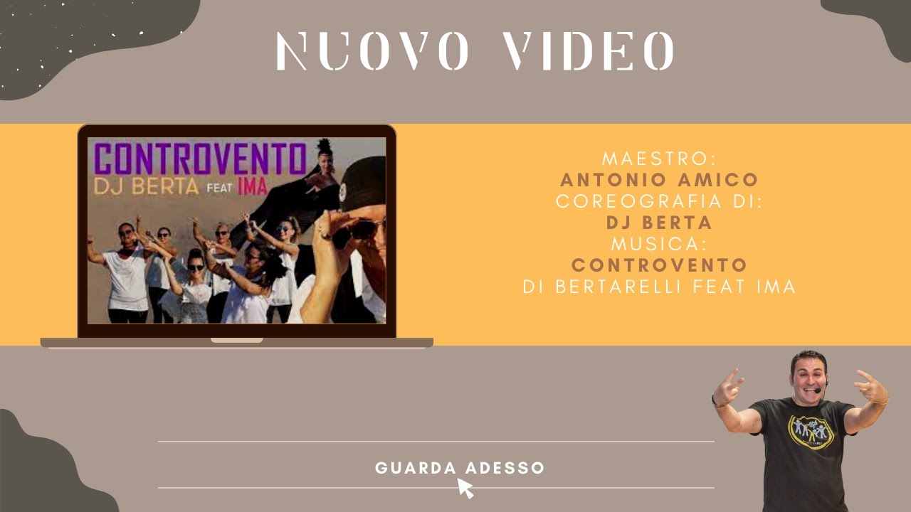 CONTROVENTO | Bertarelli (Dj Berta) - IMA | Coreografia - Balli di gruppo | Antonio Amico - YouTube