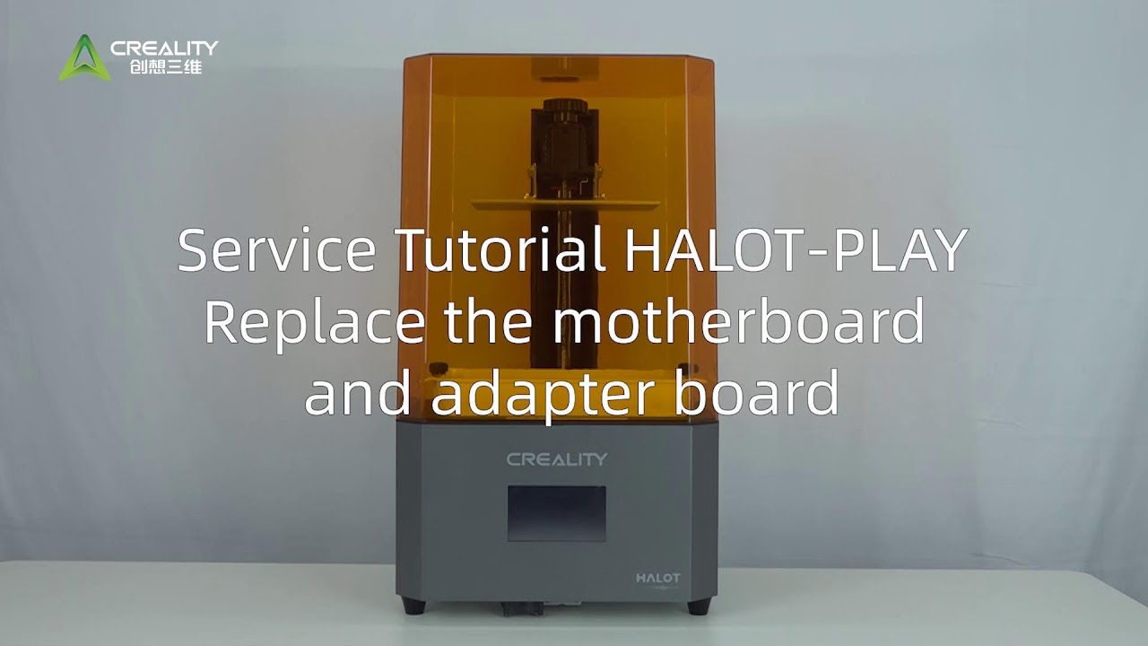 Service Tutorial HALOT PLAY Replace the motherboard and adapter board ...