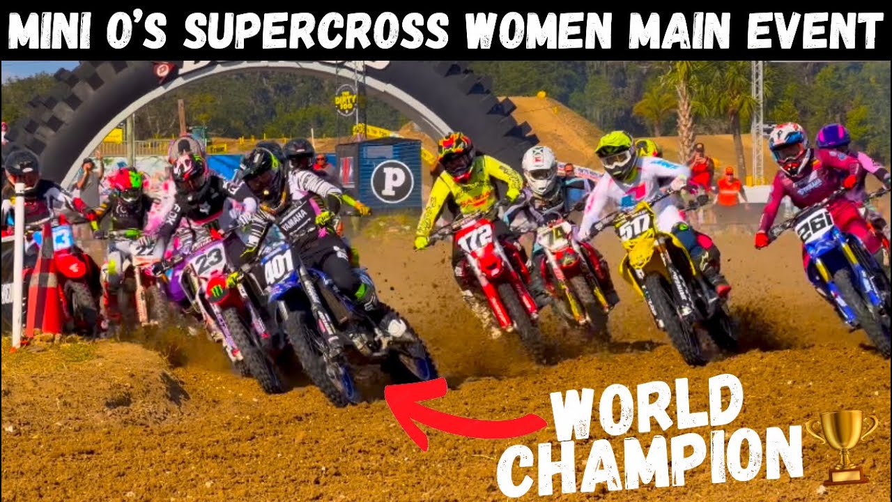She WASN’T The FASTEST?! Lotte Van Drunen Does Mini O’s Supercross 2025 ...