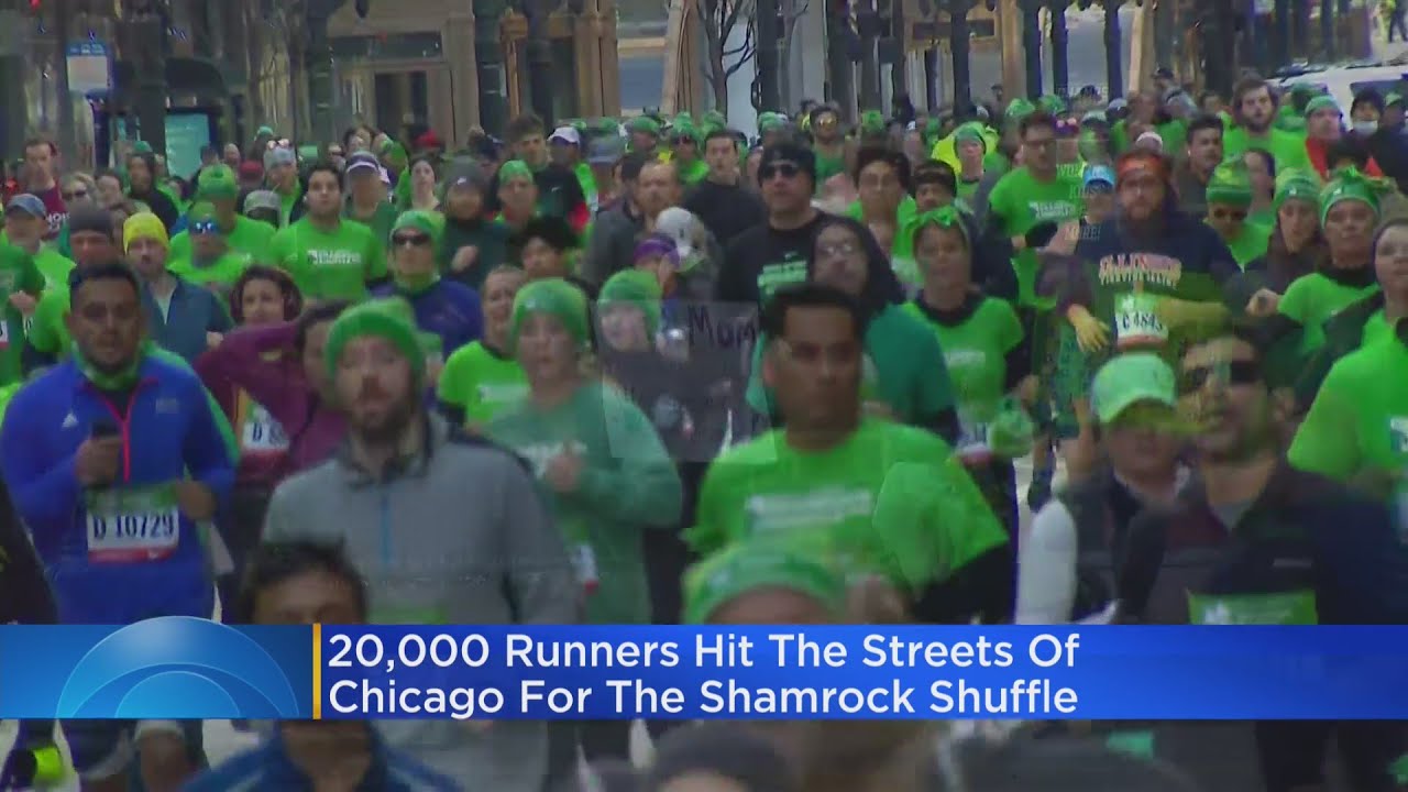 20,000 runners hit the streets of Chicago for the Shamrock Shuffle ...