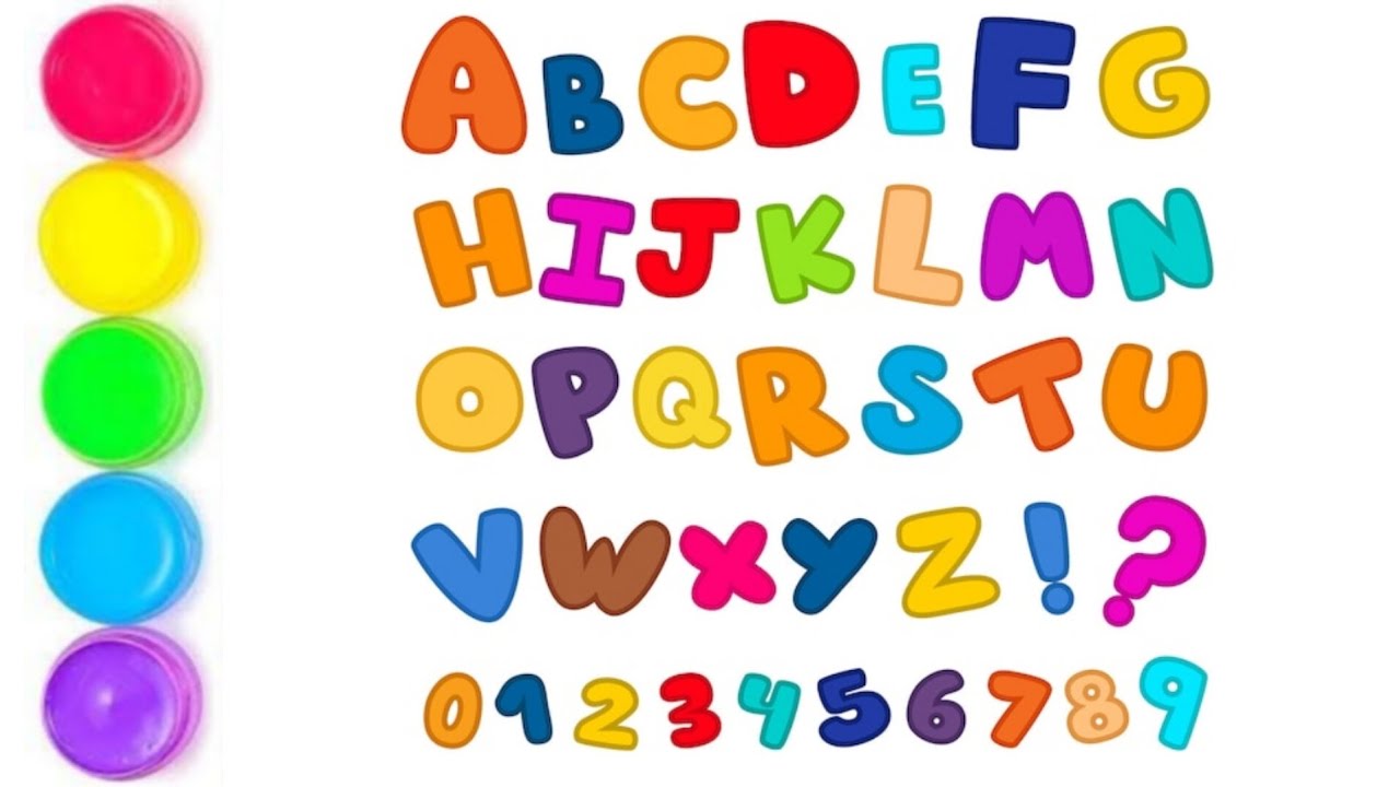 Alphabet, shapes, ABC song, ABCD, A to Z, collection for writing along ...