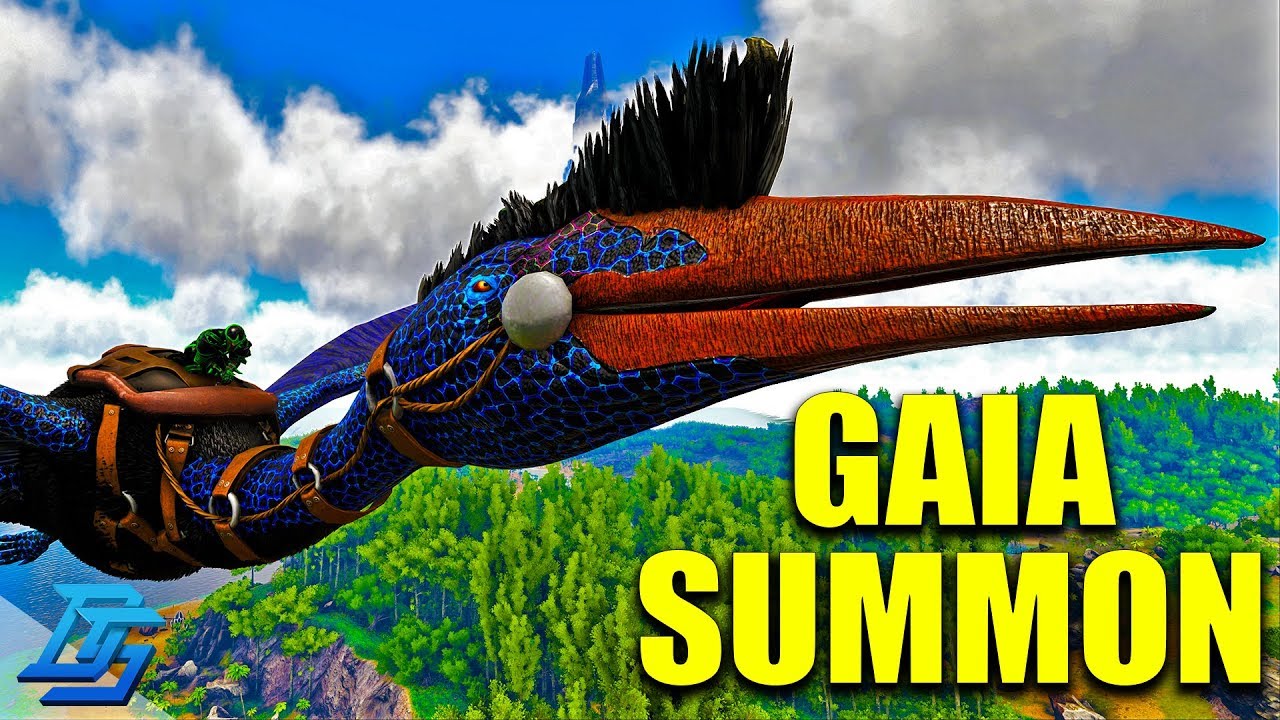 FIRST GAIA SUMMON CREATURE, FORGOTTEN QUETZAL - Ark Survival Evolved ...