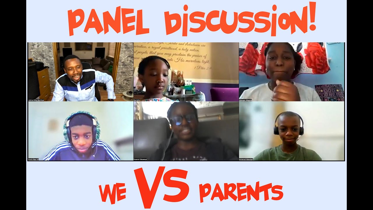 We vs Parents! Panel Discussion (Children Fun Time April 9th) - YouTube