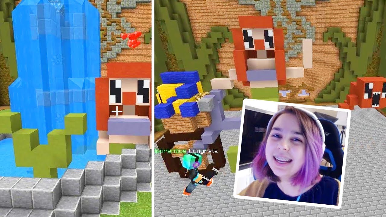 Kickin It Old School In MINECRAFT BUILD BATTLE W/GAMER CHAD - YouTube