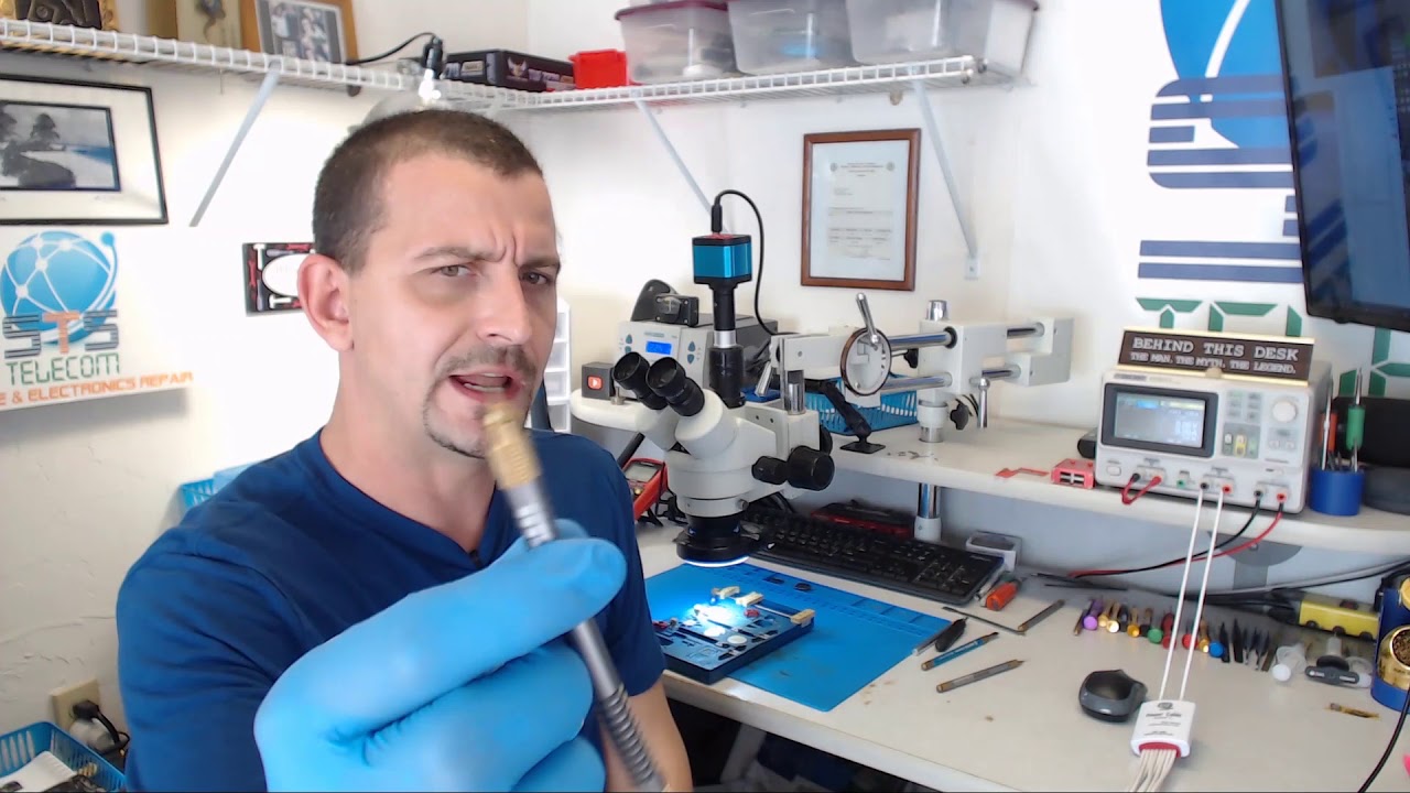 Practicing iPhone X CPU A11 Rework [FAIL] - YouTube
