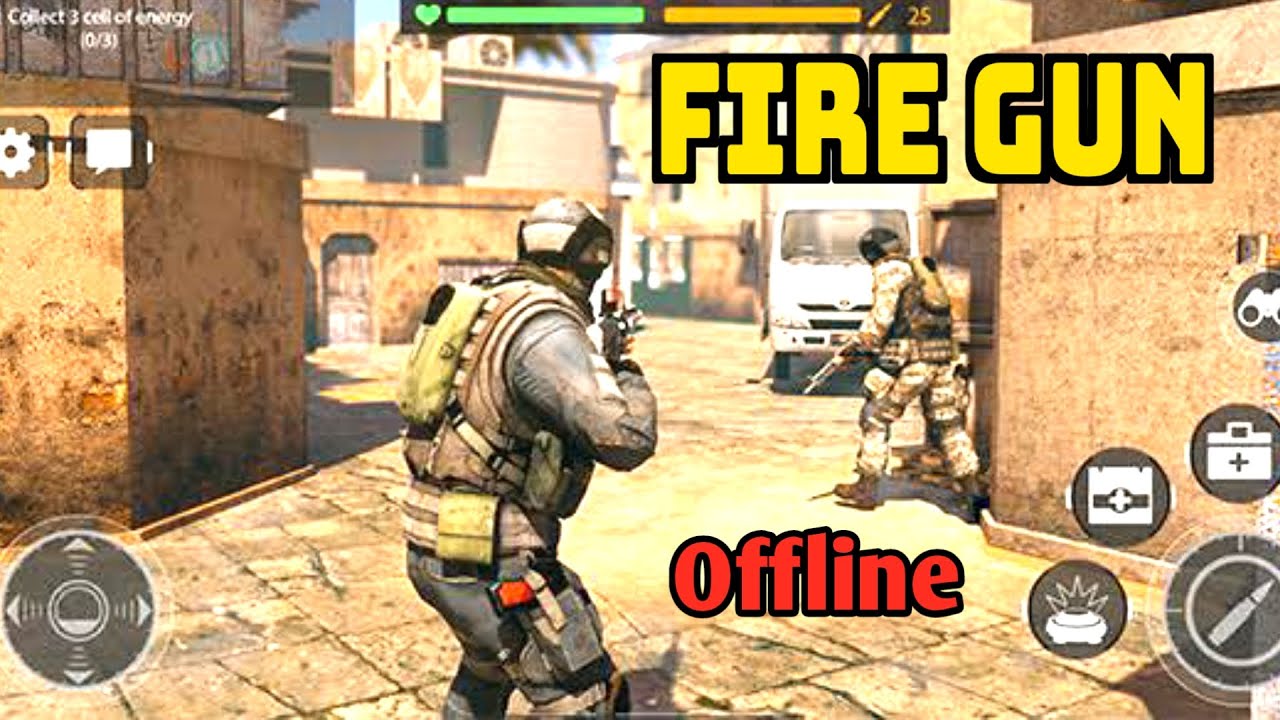 Fire Gun FPS 3D Shooting Walkthrough Gameplay (Android\ISO) - YouTube