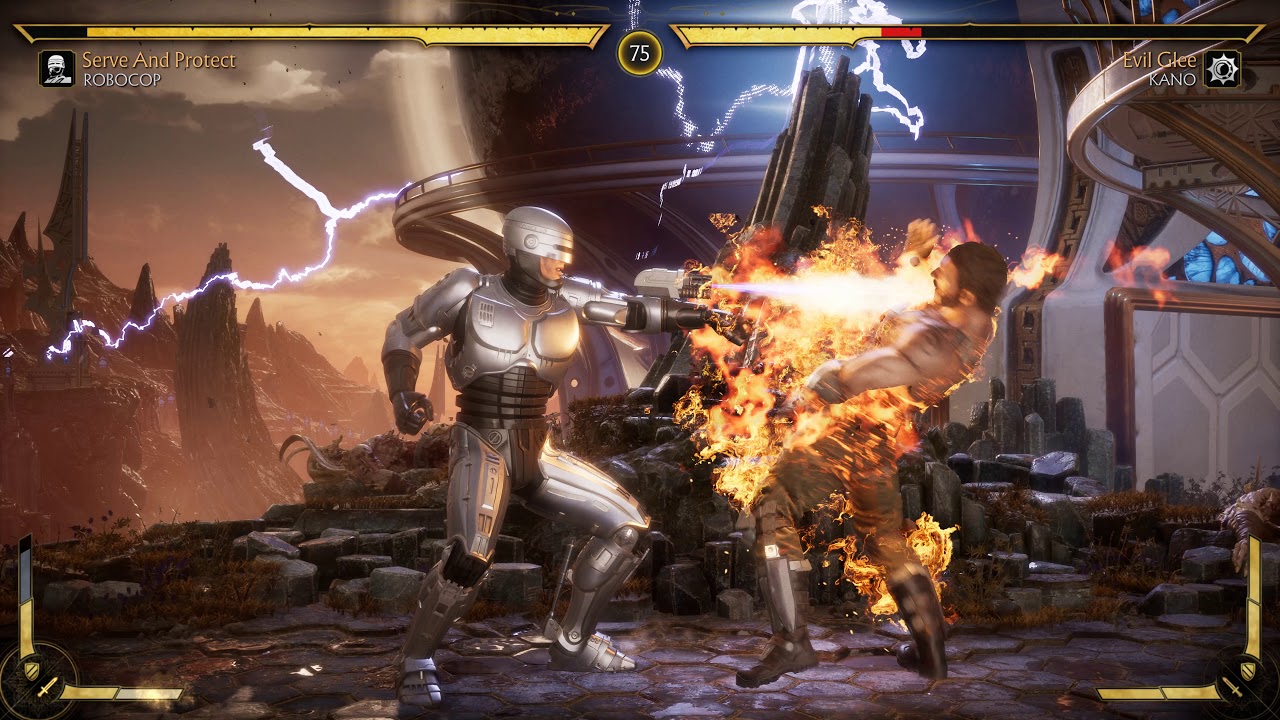 Mortal Kombat 11 Robocop Fatality 2 on Kano 4K. - YouTube