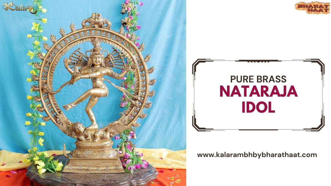 Magnificent Brass Natraj Idol: A Masterpiece of Divine Art and Cultural ...