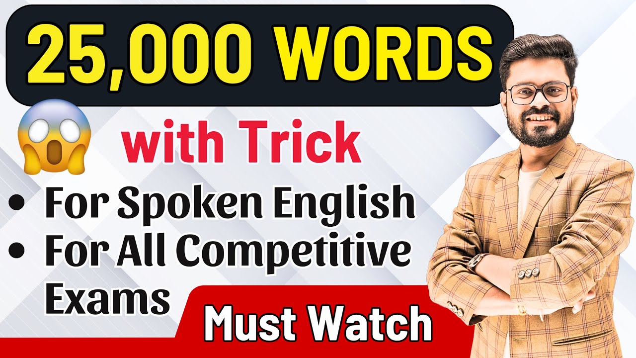 25000 Words - One Course | 60 Days Vocabulary Booster Course | English ...