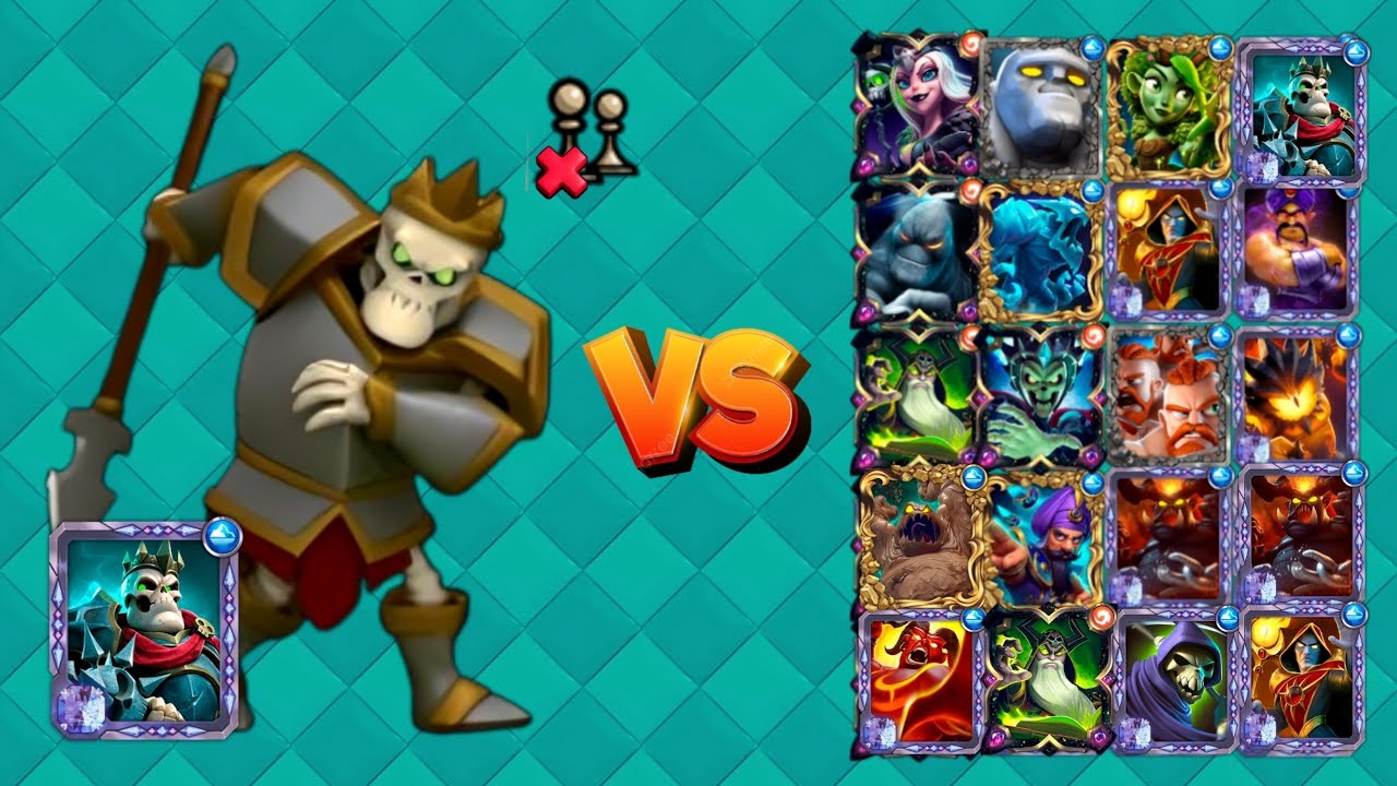 SKIll KING [A] vs All CARD'S | castle crush - YouTube