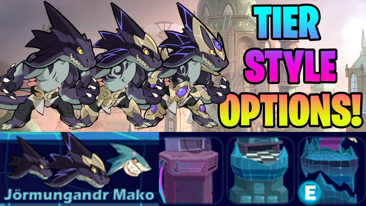 How to use different skin tiers for progressive skins (Mako, Val ...