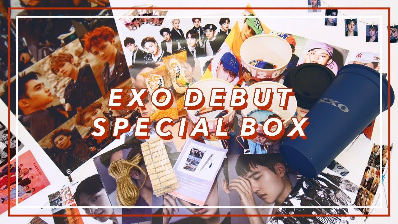 EXO Debut Special Box from Korea Box - YouTube