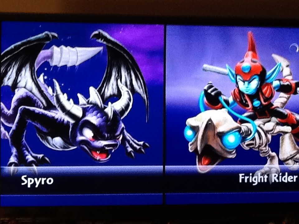 SKYLANDERS GIANTS: DARK SPYRO VS. FRIGHT RIDER - YouTube