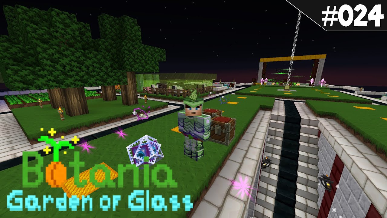 Minecraft Garden of Glass #024 - Botania Lagersystem! (capoeira sparks ...