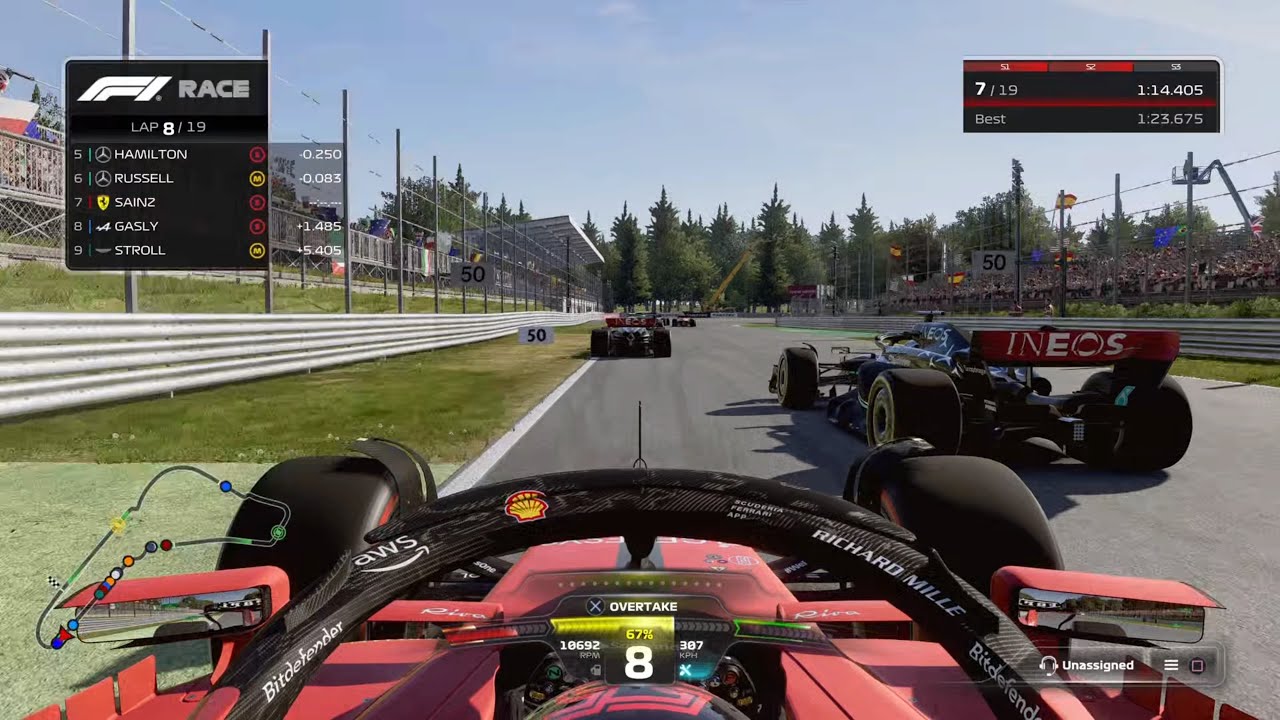 F1 23 | Monza | Ferrari SF-23 | Sainz - YouTube