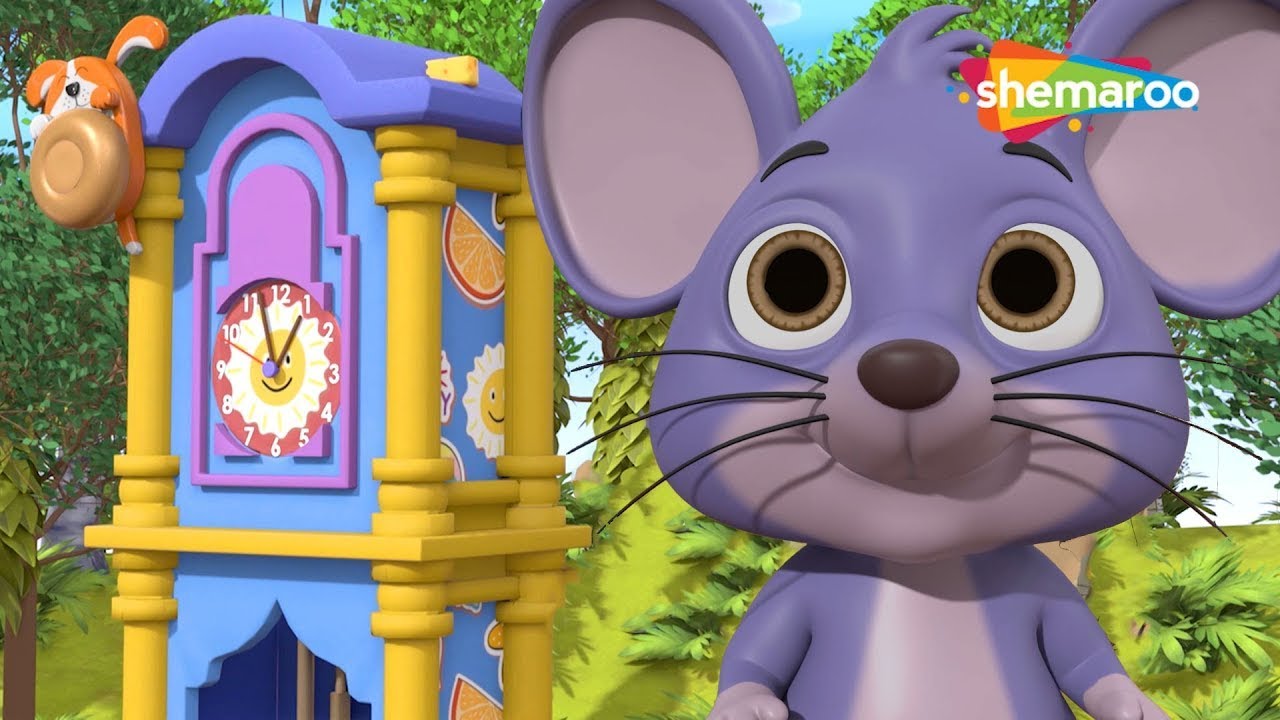 Hickory Dickory Dock 3D Rhyme | Nursery Rhymes & Kids Songs | Shemaroo ...
