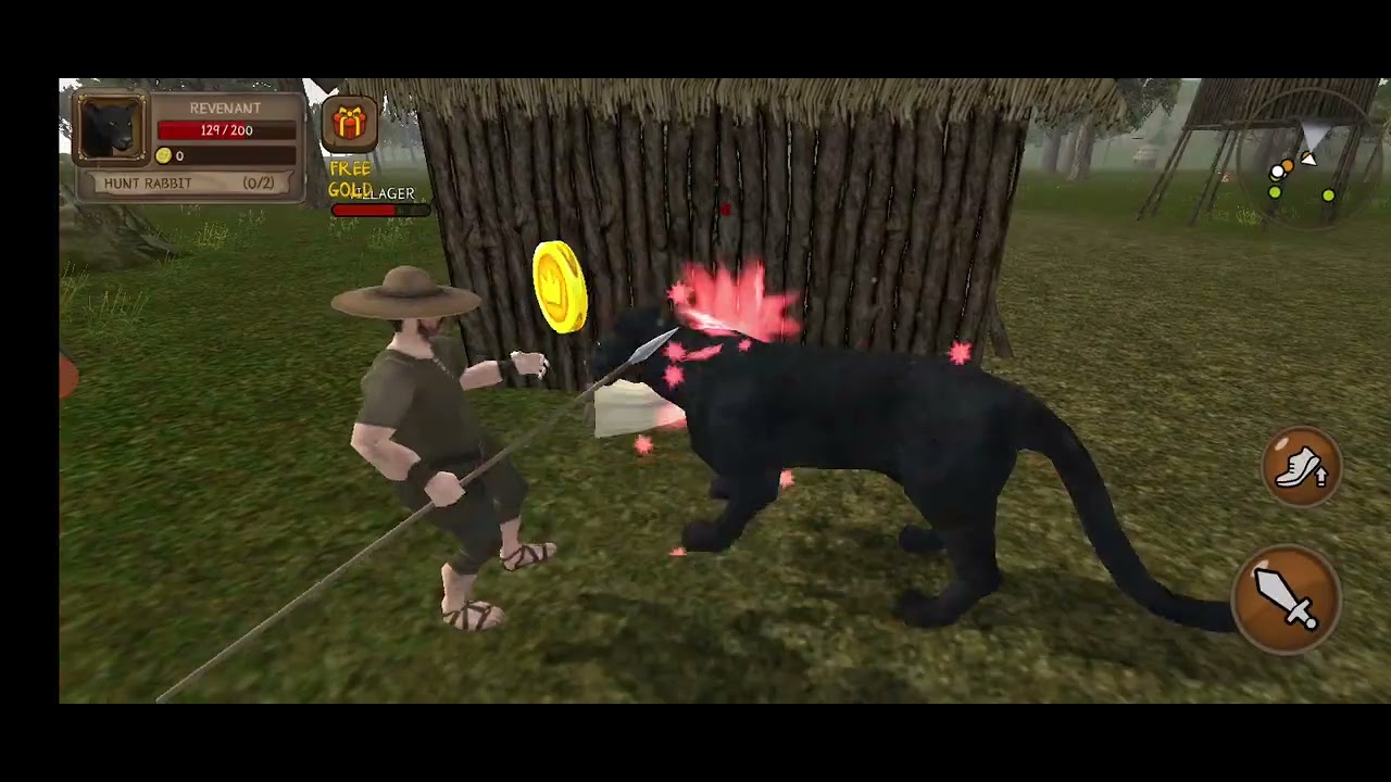 Jaguar attacks village. Ultimate Panther Simulator - YouTube