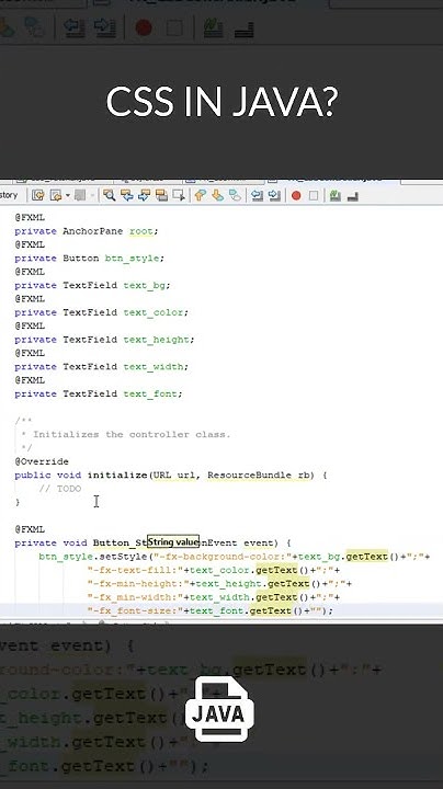 Css In Java Java Javaprogramming Programming Javatutorial Javafx Shorts Youtube 