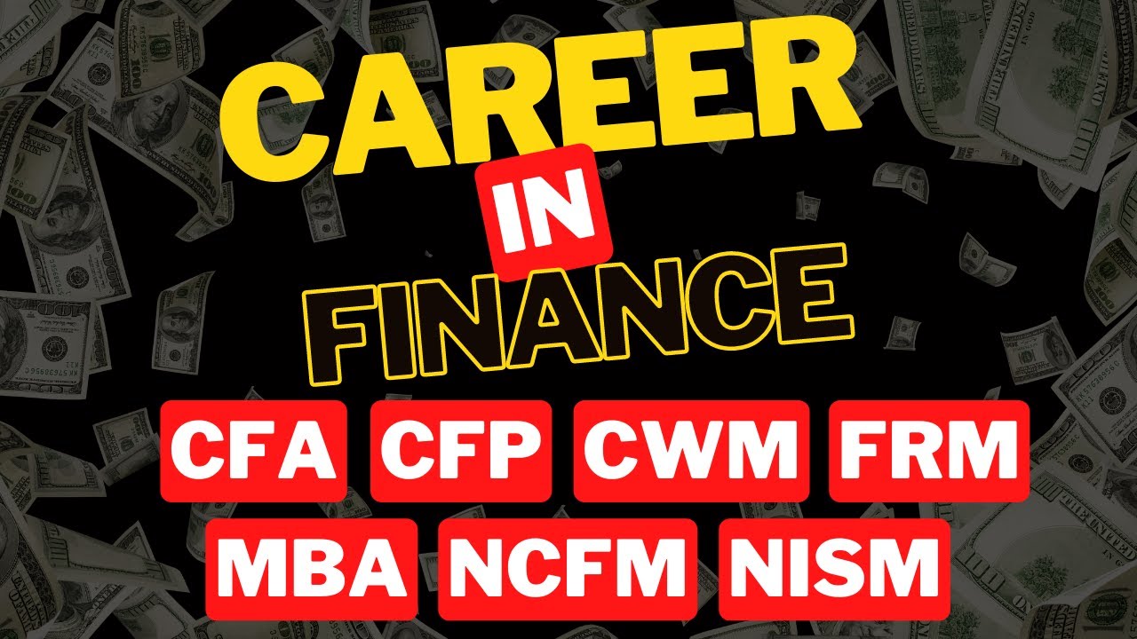 How to Choose Best Career in Finance? #Career #Finance #MBA #CFA #CWM # ...