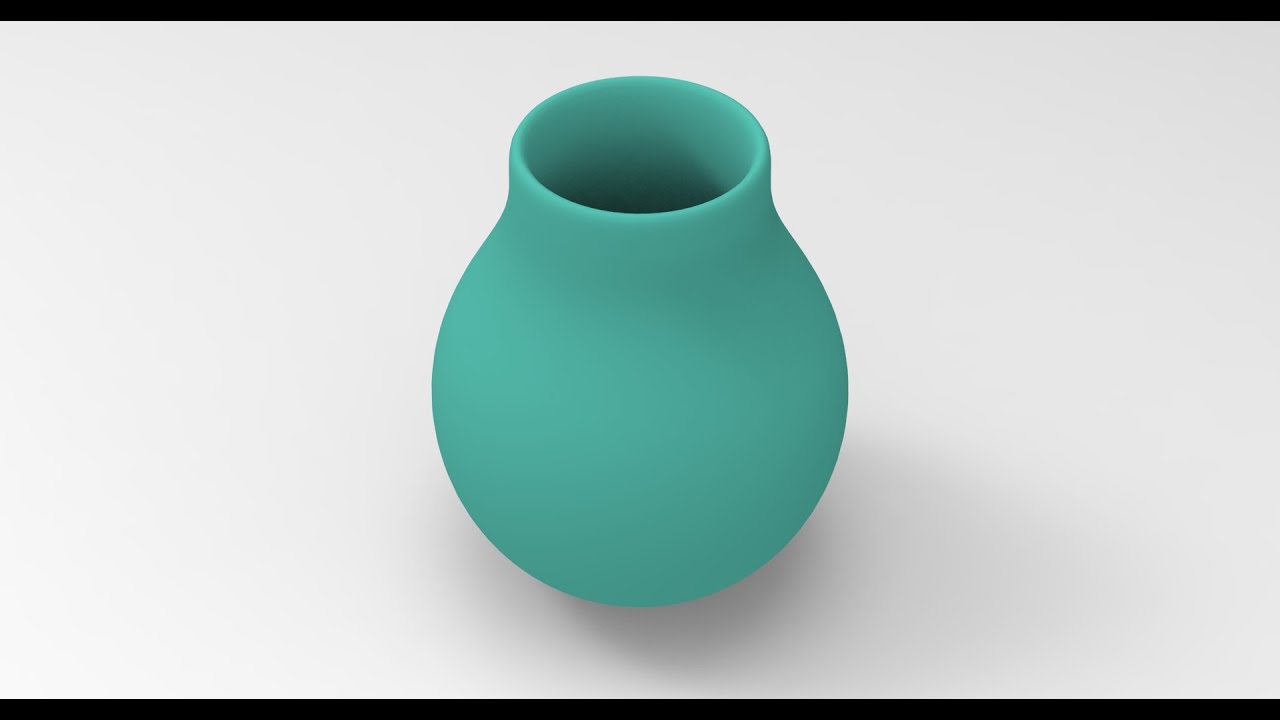 How to model a flower vessel in maya 2020 for beginner tutorial - YouTube