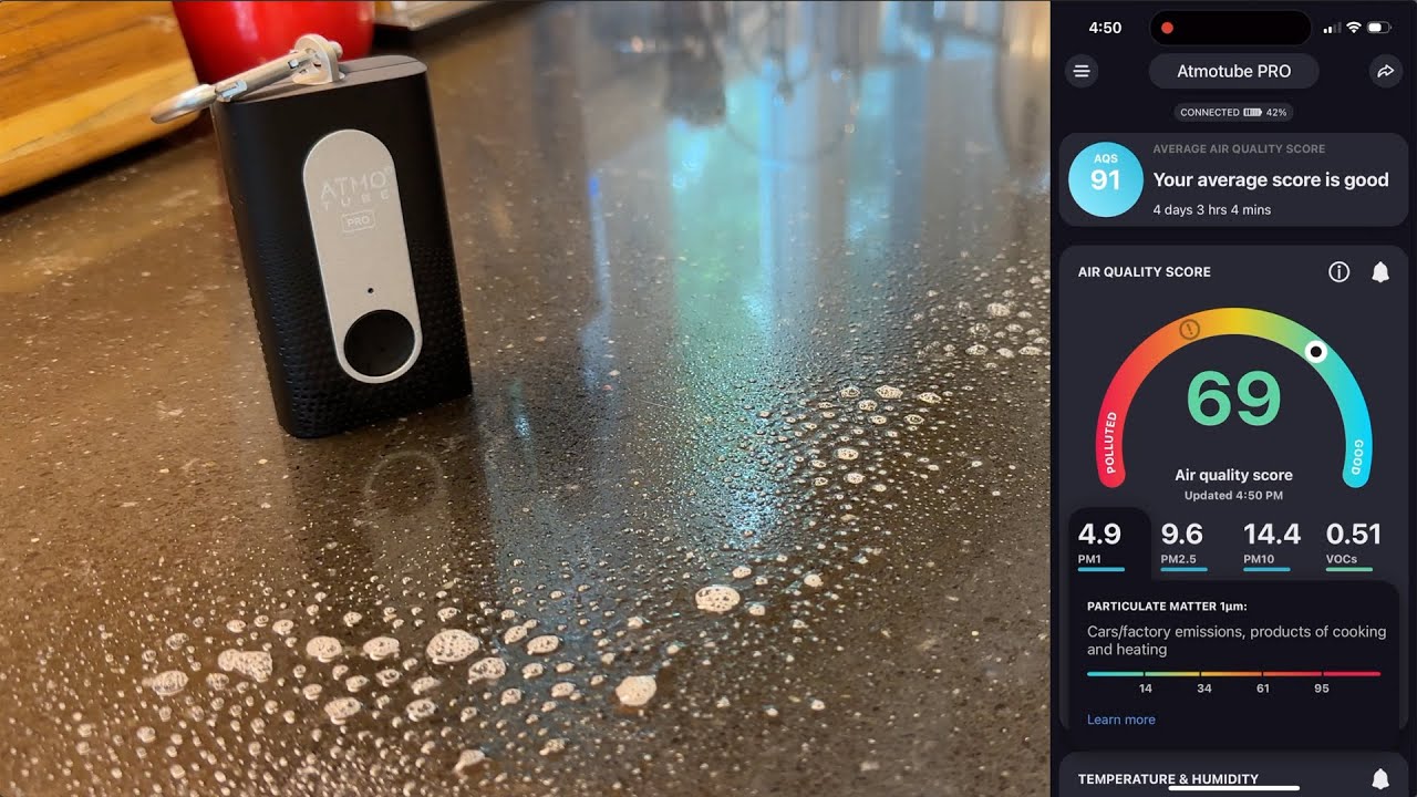 Atmotube PRO at a glance. Functionality overview by Matt Ferrell - YouTube