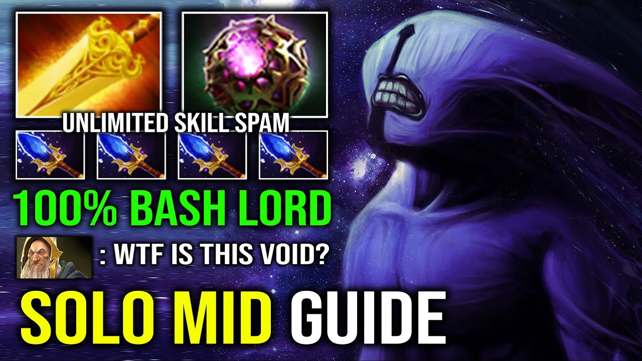 How to Solo Mid Void Against KOTL with Radiance OC Unlimited Time Walk Bash Lord Dota 2 - YouTube