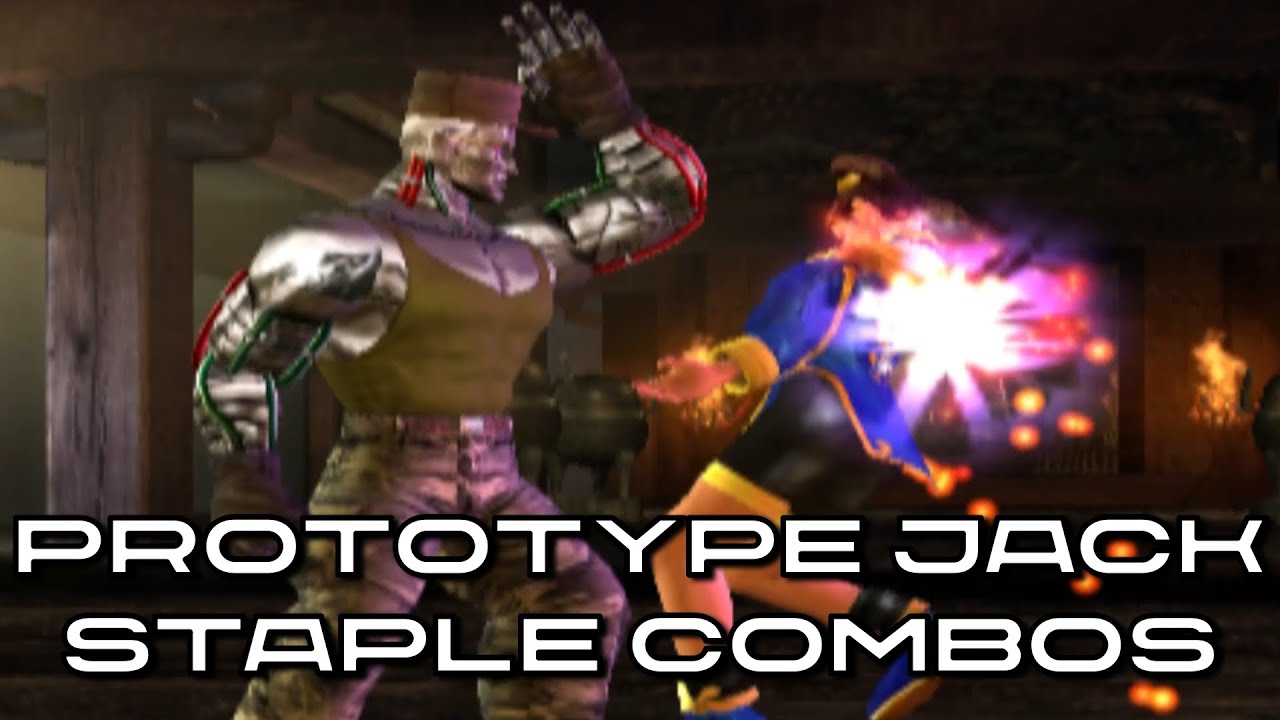 TEKKEN TAG | Prototype Jack Staple Combos - YouTube