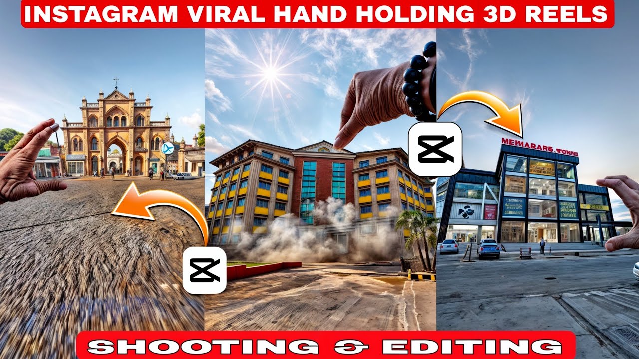 INSTAGRAM VIRAL 3D REELS VIDEO EDITING TUTORIAL IN CAPCUT||TRENDING 3D ...