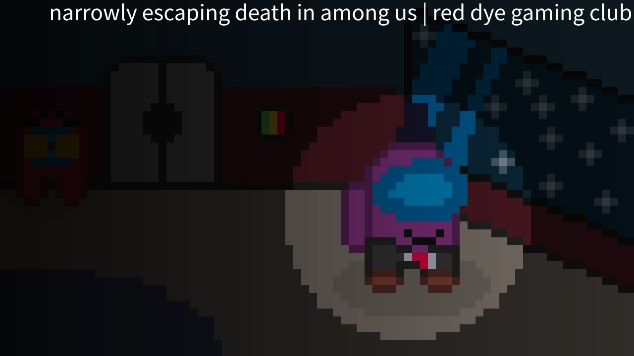narrowly escaping death in among us | red dye Gaming club - YouTube