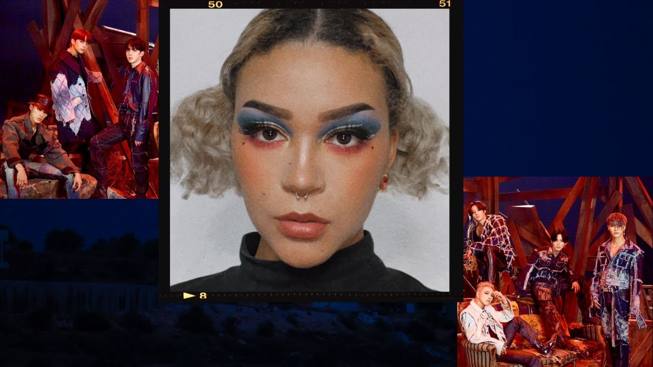 ATEEZ FIREWORK Inspired Makeup - YouTube