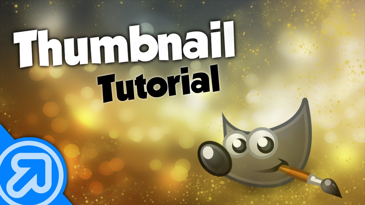 Thumbnails erstellen | Gimp [Tutorial] [Deutsch/German] - YouTube