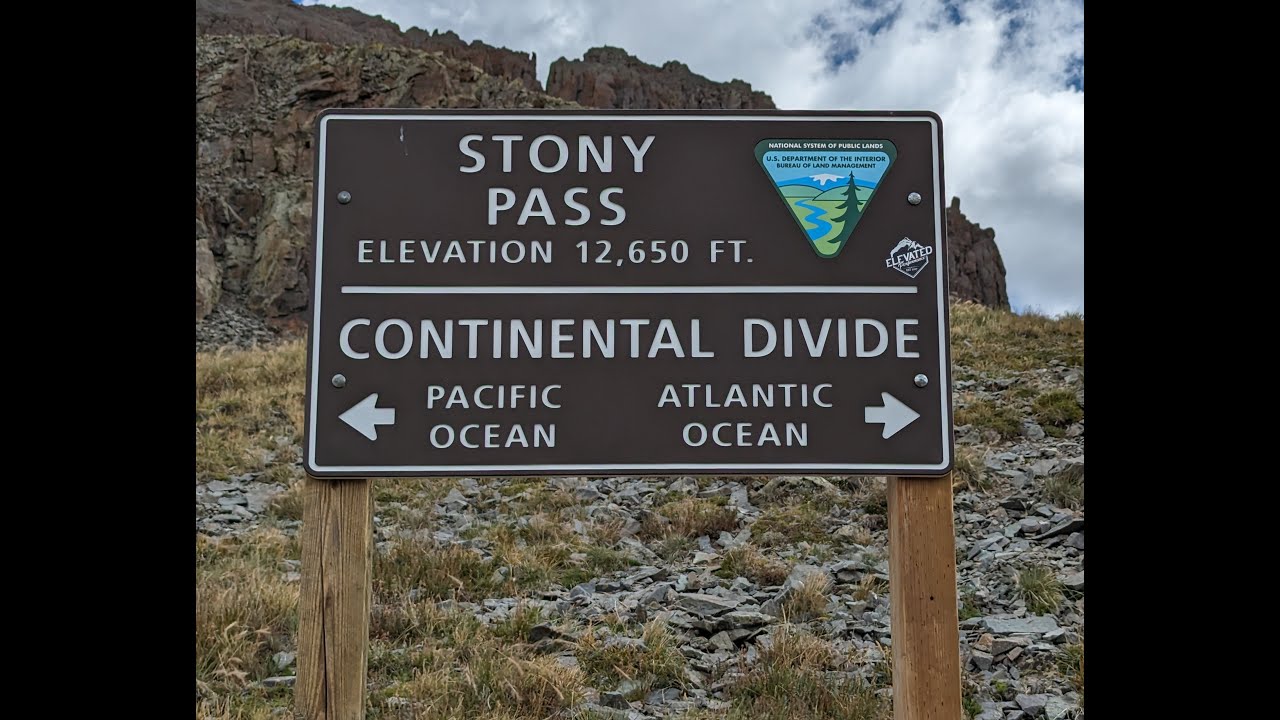Alpine Loop - Stony Pass - Kite Lake - Continental Divide - YouTube