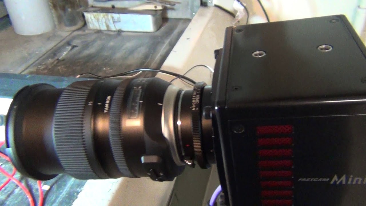 Photron AX200 MiniCam high speed camera setup introduction - part 1 ...