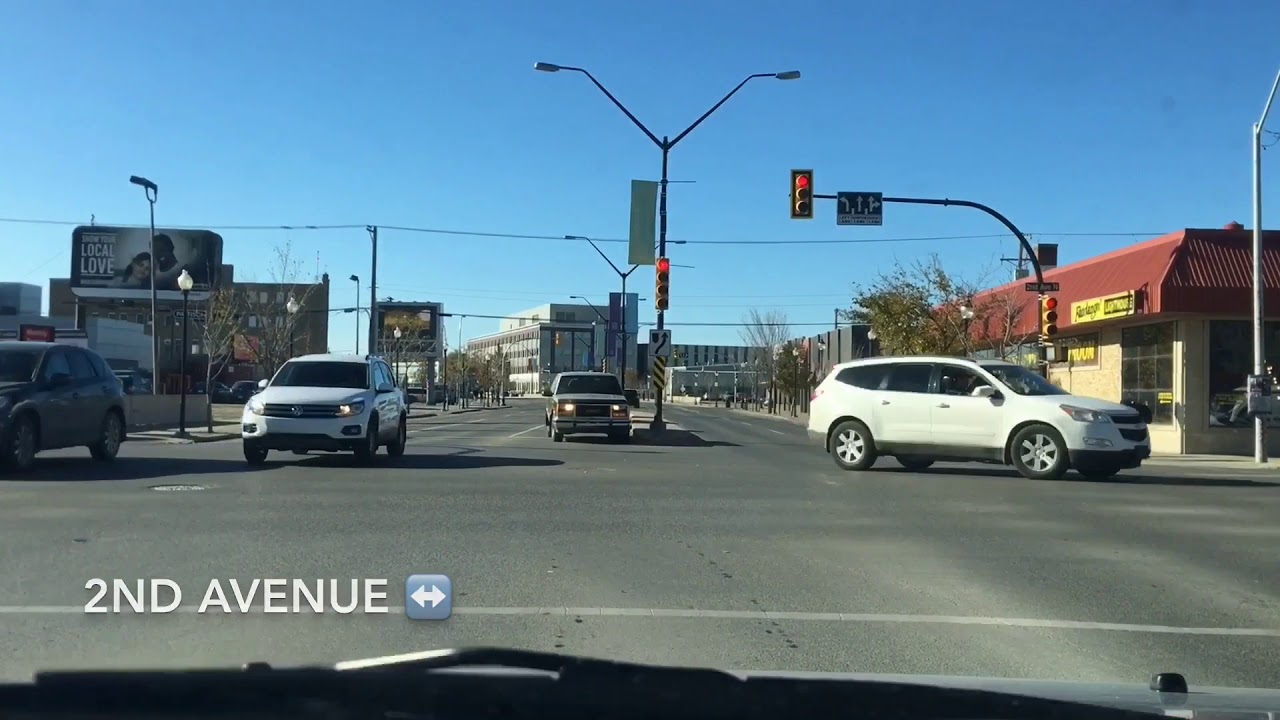 Saskatoon - College Drive and Downtown! - YouTube