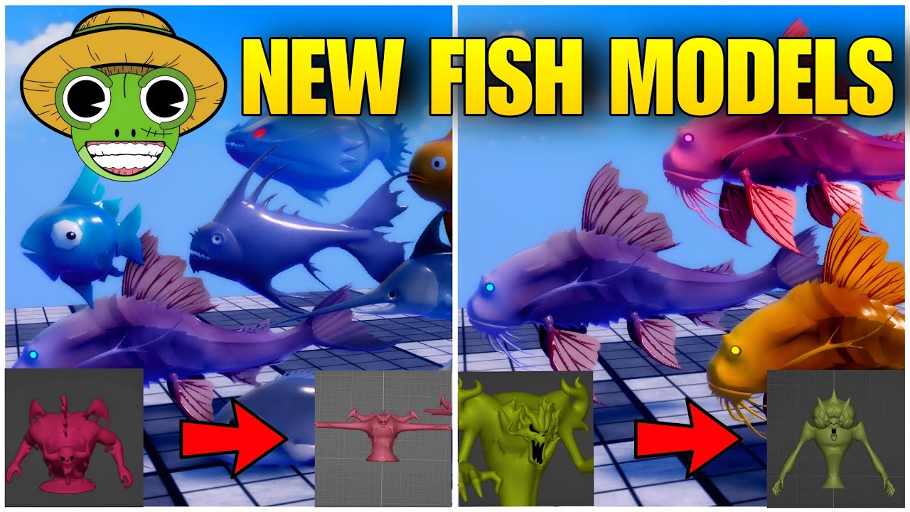 RELL Seas New Fish Models and New Fruit Reworks - YouTube